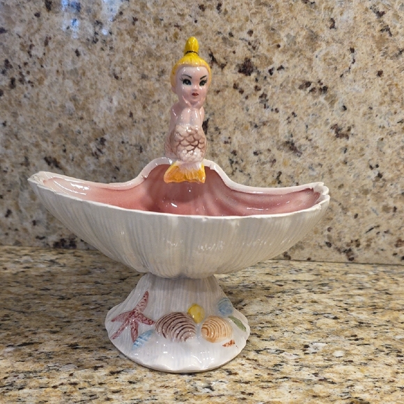 Bath | Vintage Ceramic Mermaid Dish | Poshmark